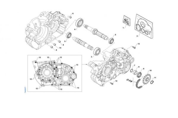 O-RING CHAIN SPROCKET R3 N. 7 IN THE ILLUSTRATION